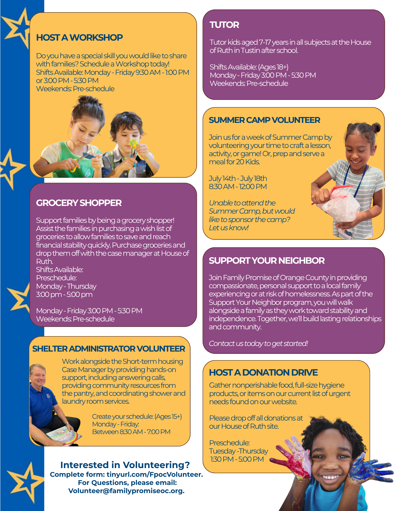 Get Involved | Family Promise Of Orange County