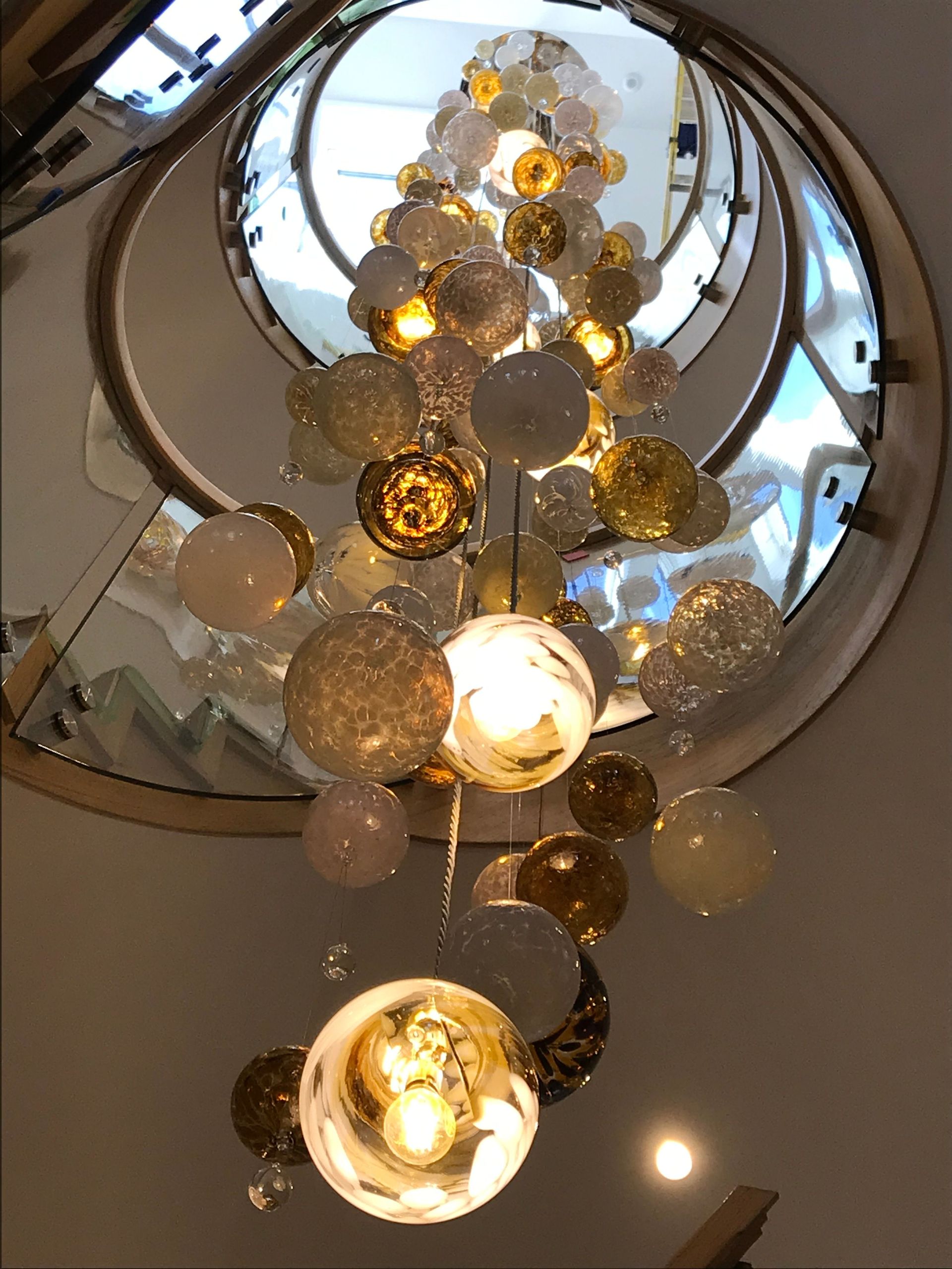 Blown Glass Chandeliers | Bespoke Lighting | Roast Designs