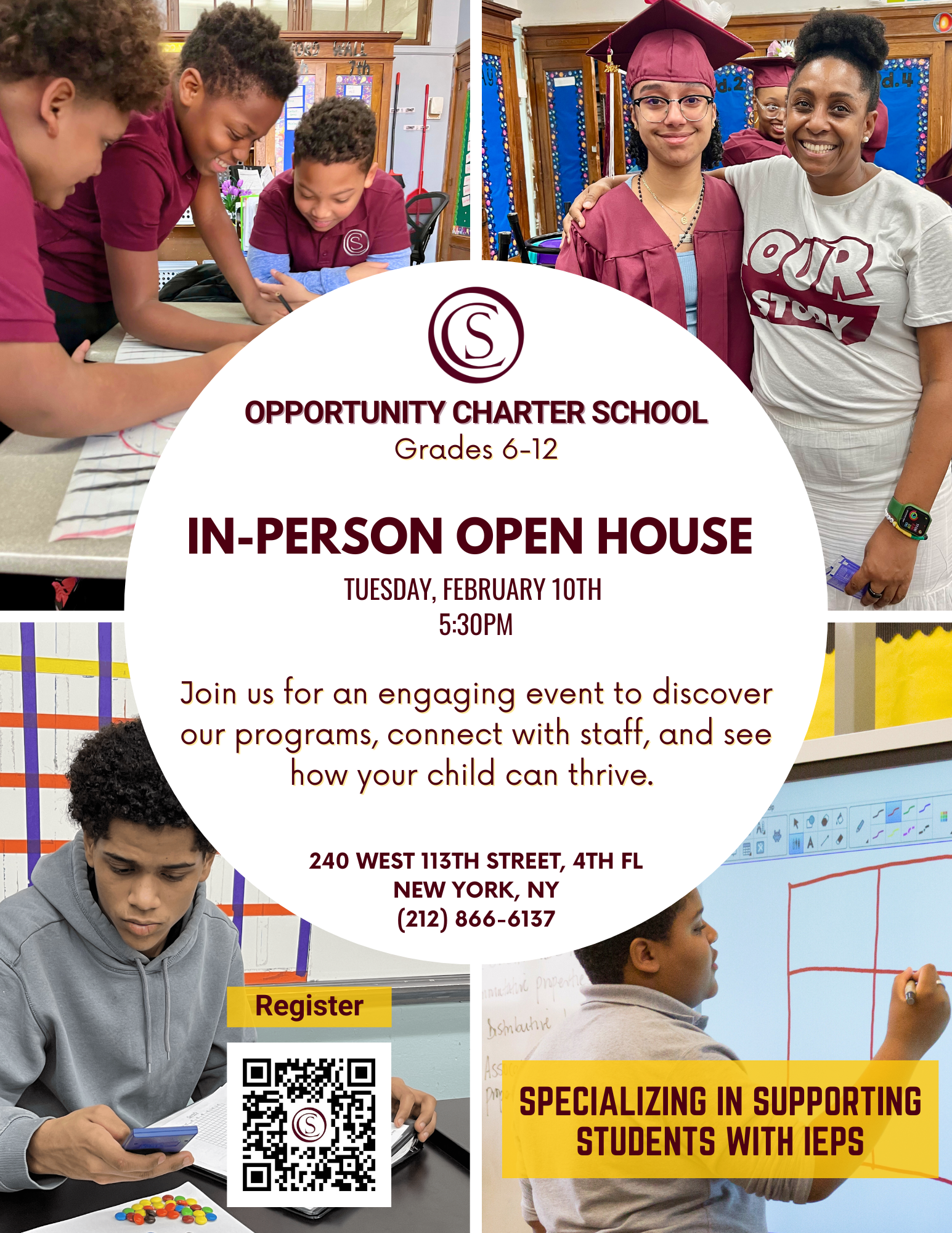 Opportunity Charter School Home page