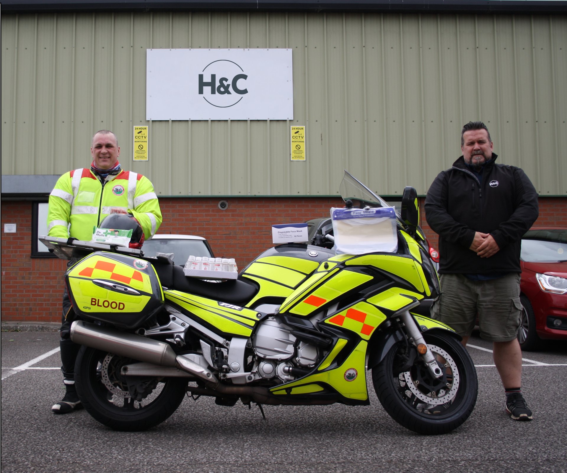 Donation for Blood Bikes Wales