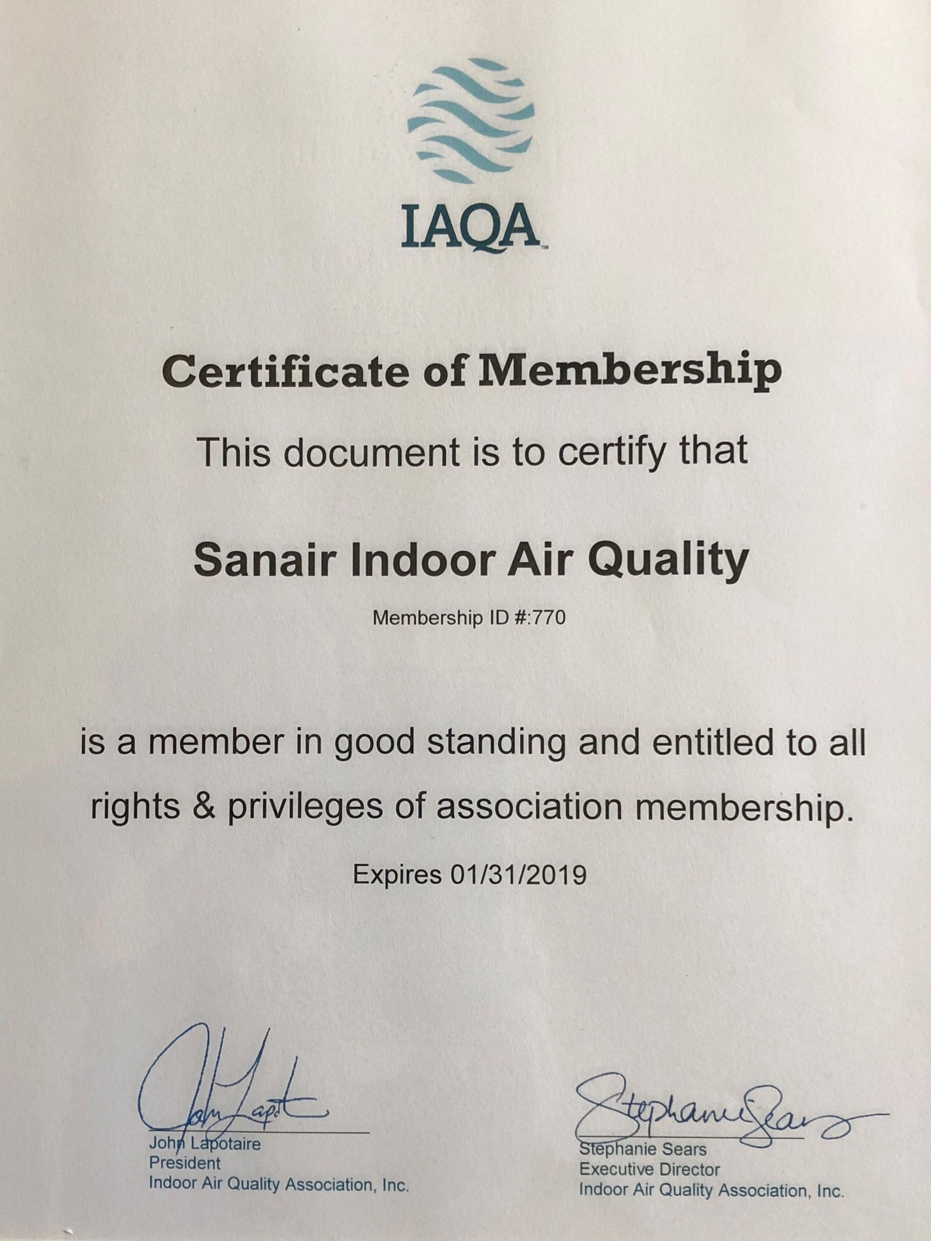 Air Duct Cleaning | Mold Remediation and Testing | SANAIR Indoor Air ...