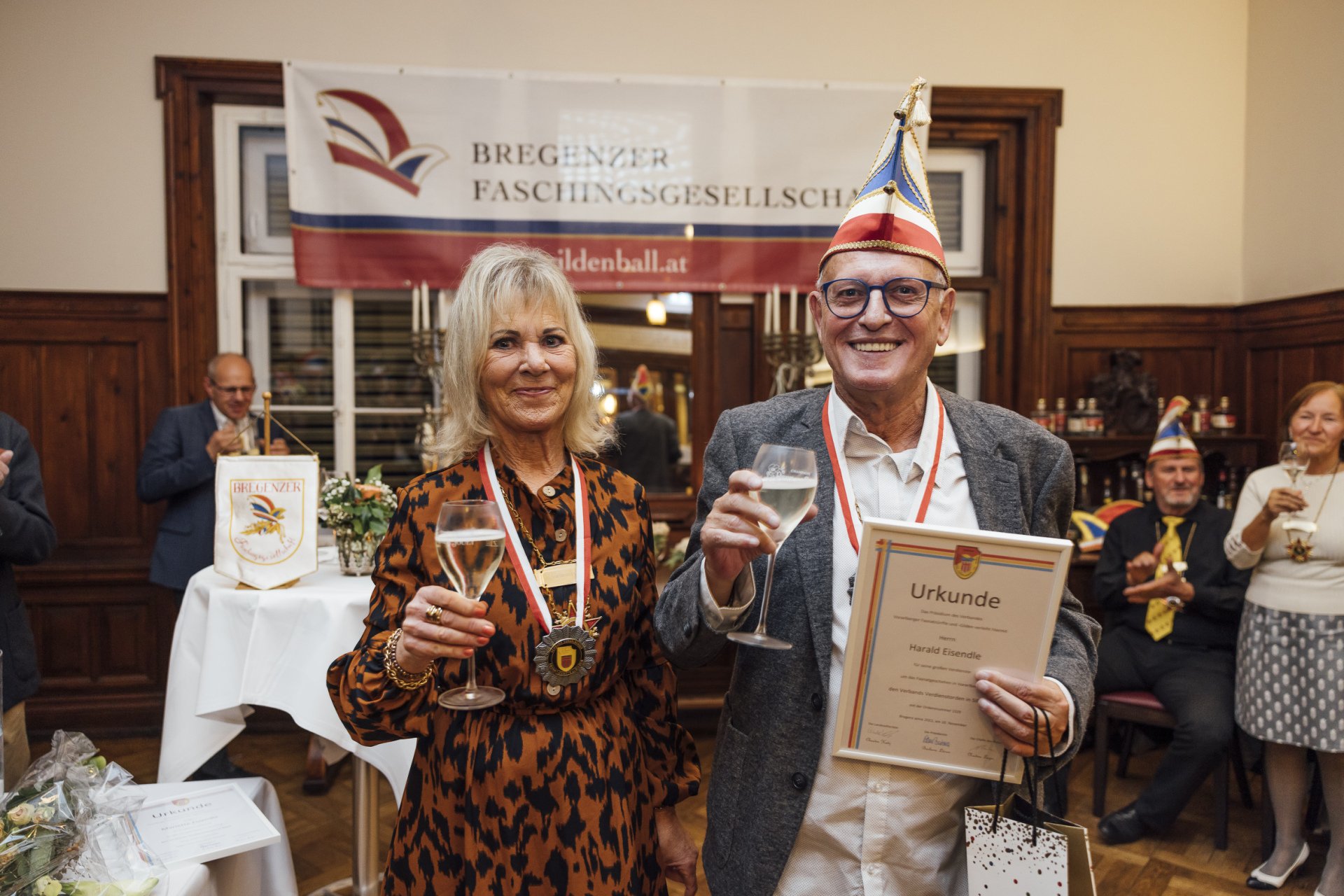 Übernahme neuer Mitglieder und Ehrungen