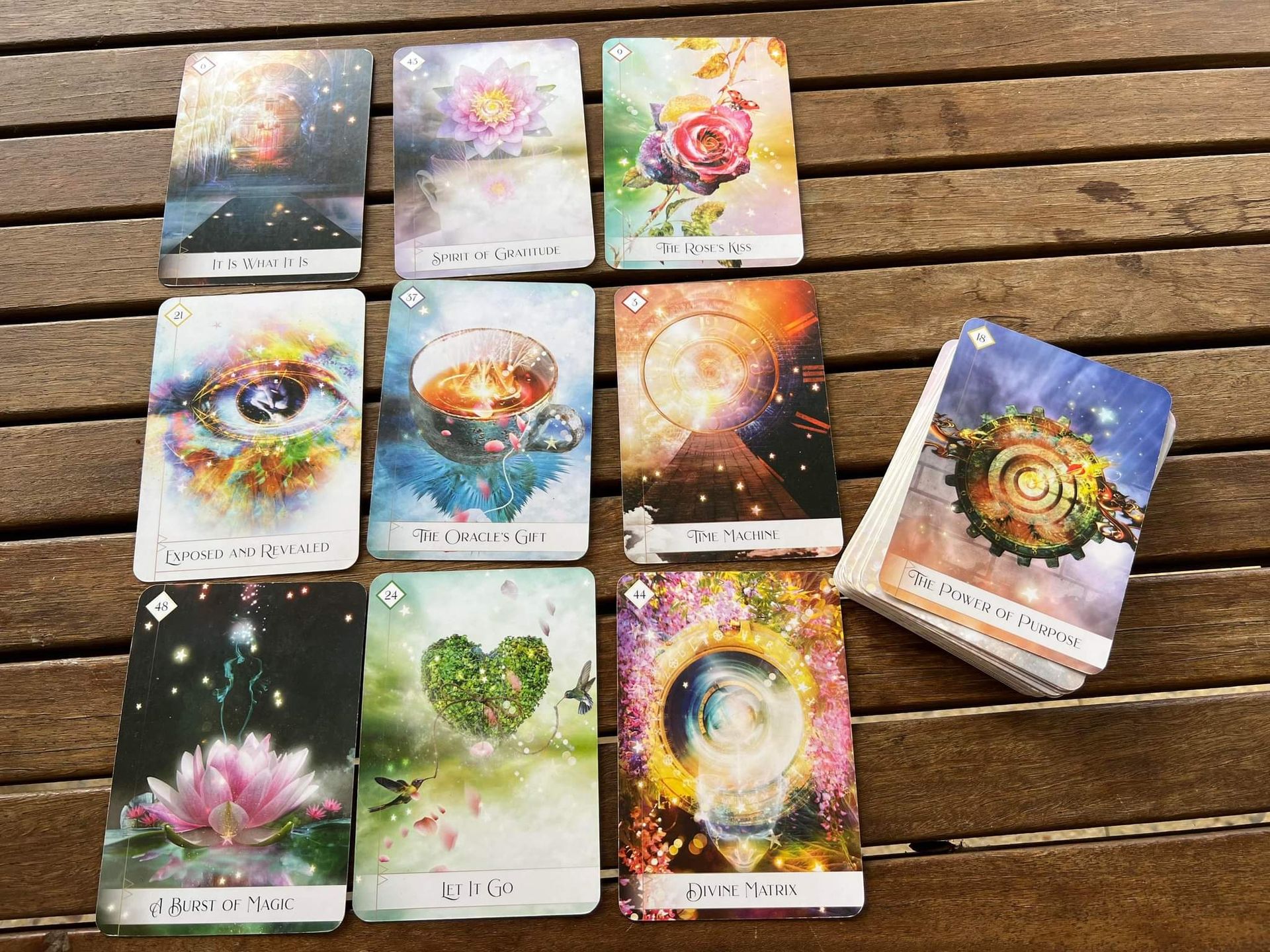 Oracle Cards will highlight aspects of your Past, Present & Future