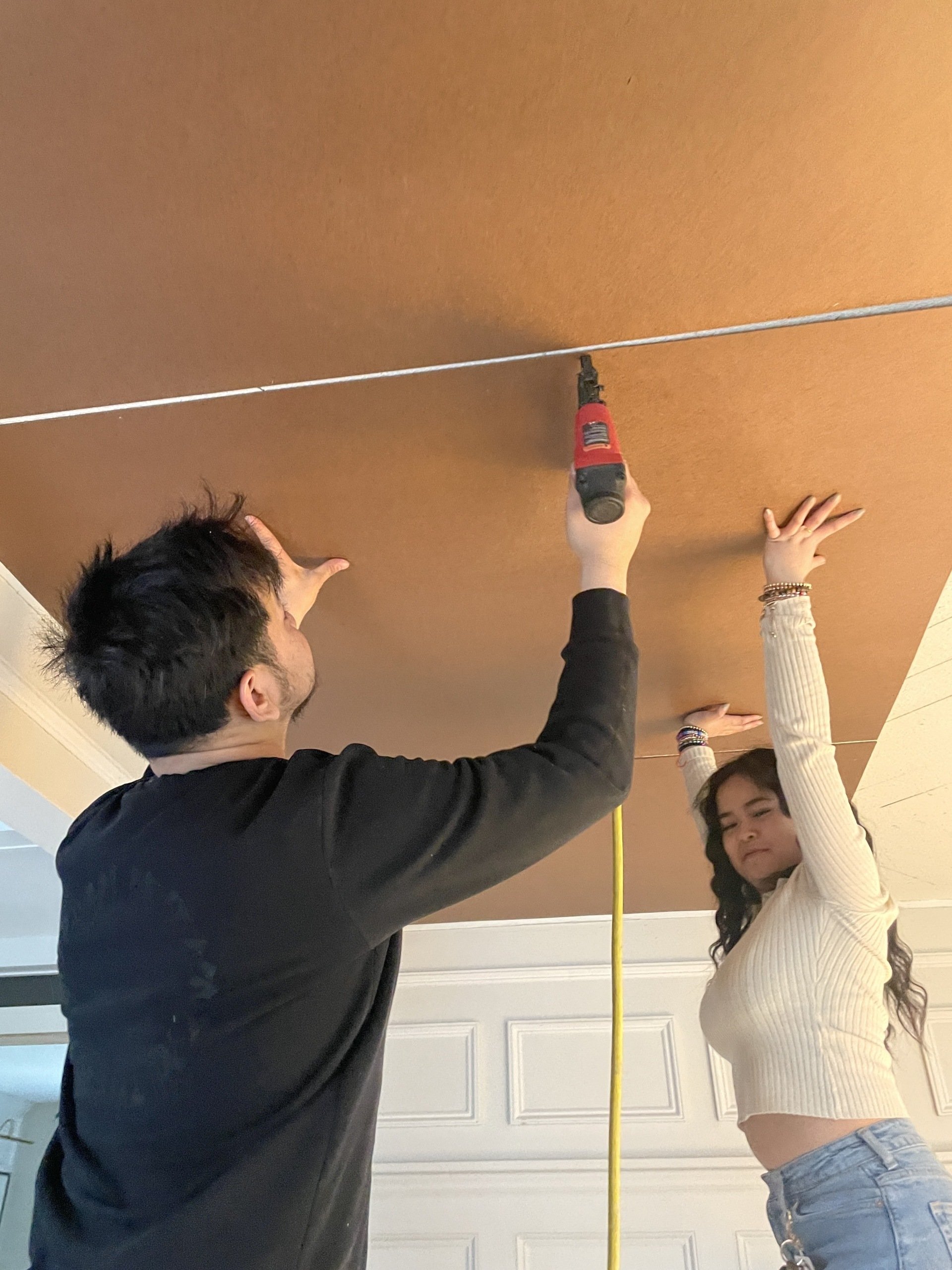 DIY COFFERED CEILINGS