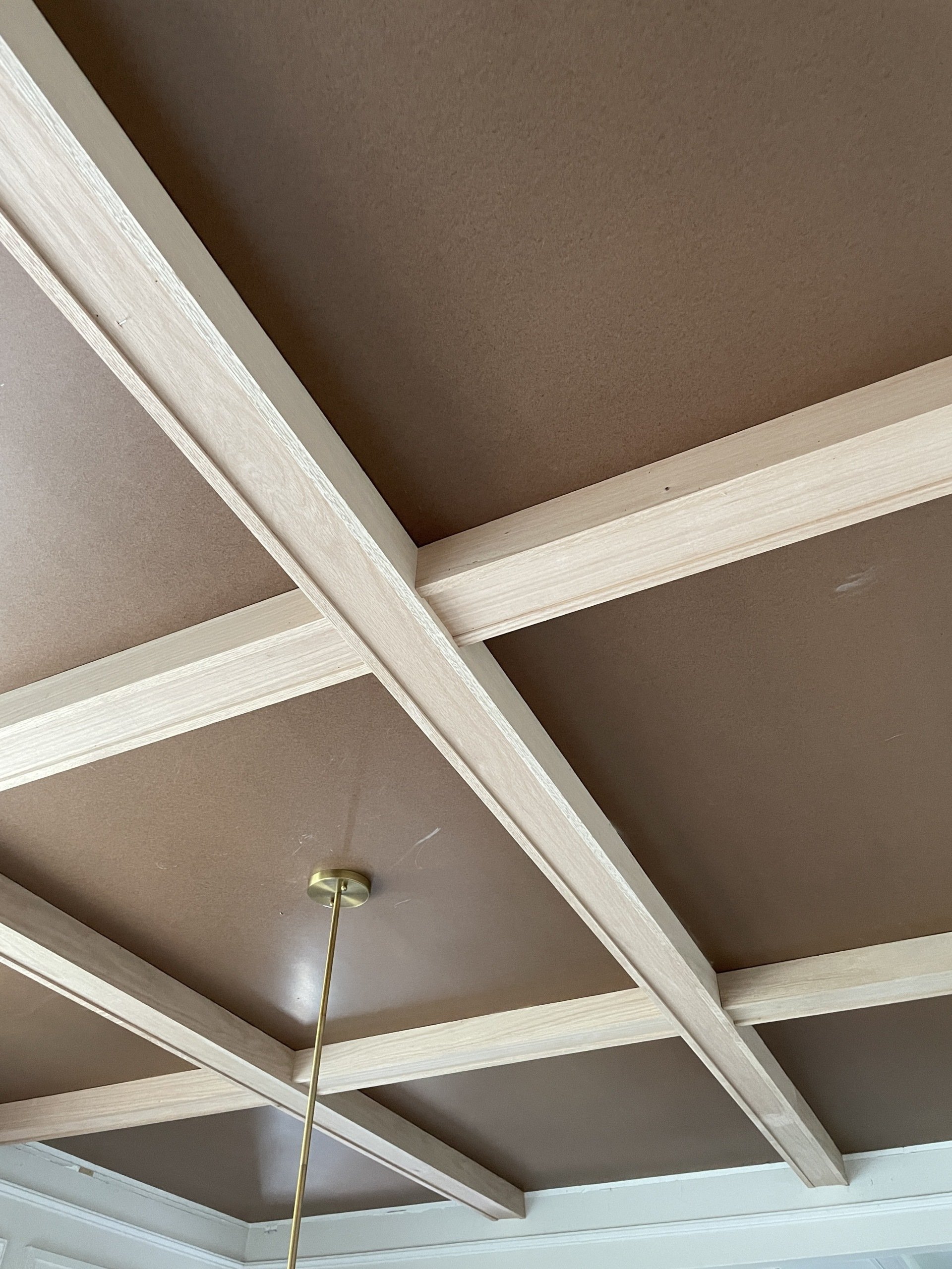 DIY COFFERED CEILINGS