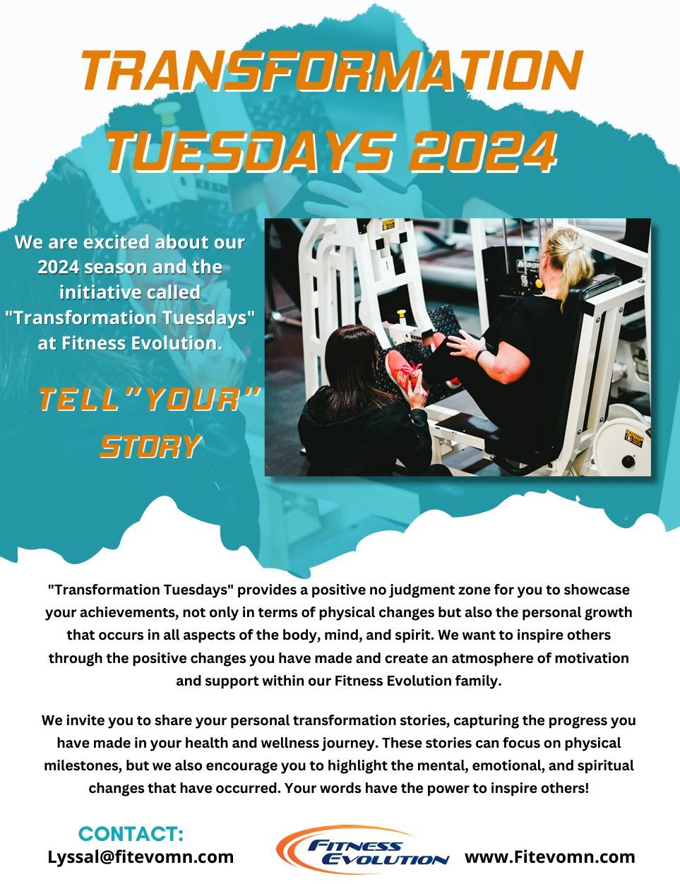 Transformation Tuesdays | Fitness Evolution