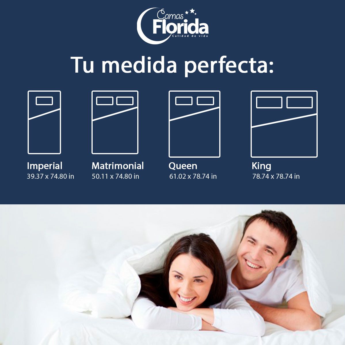 Matrimonial o Queen: descubre cómo identificar el tamaño de tu cama