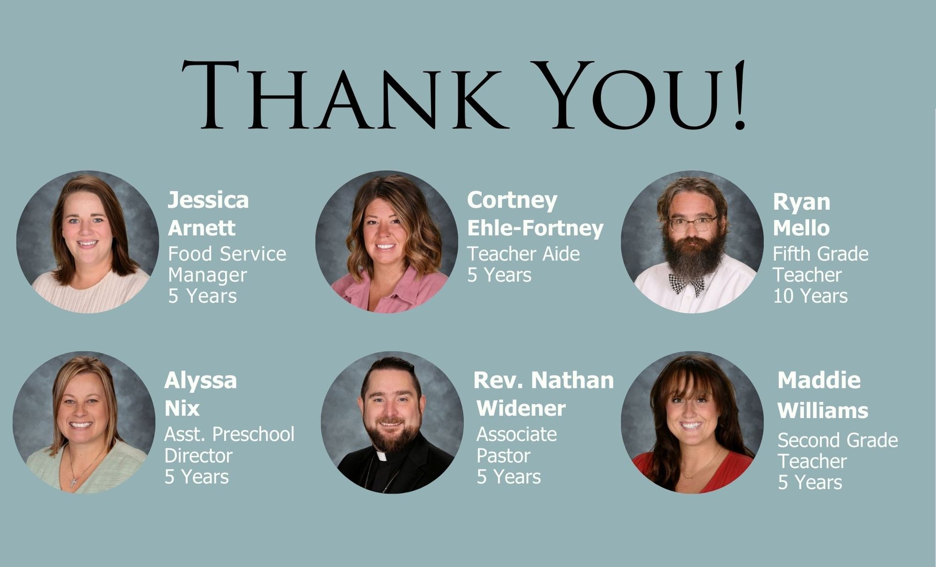 Staff Recognition