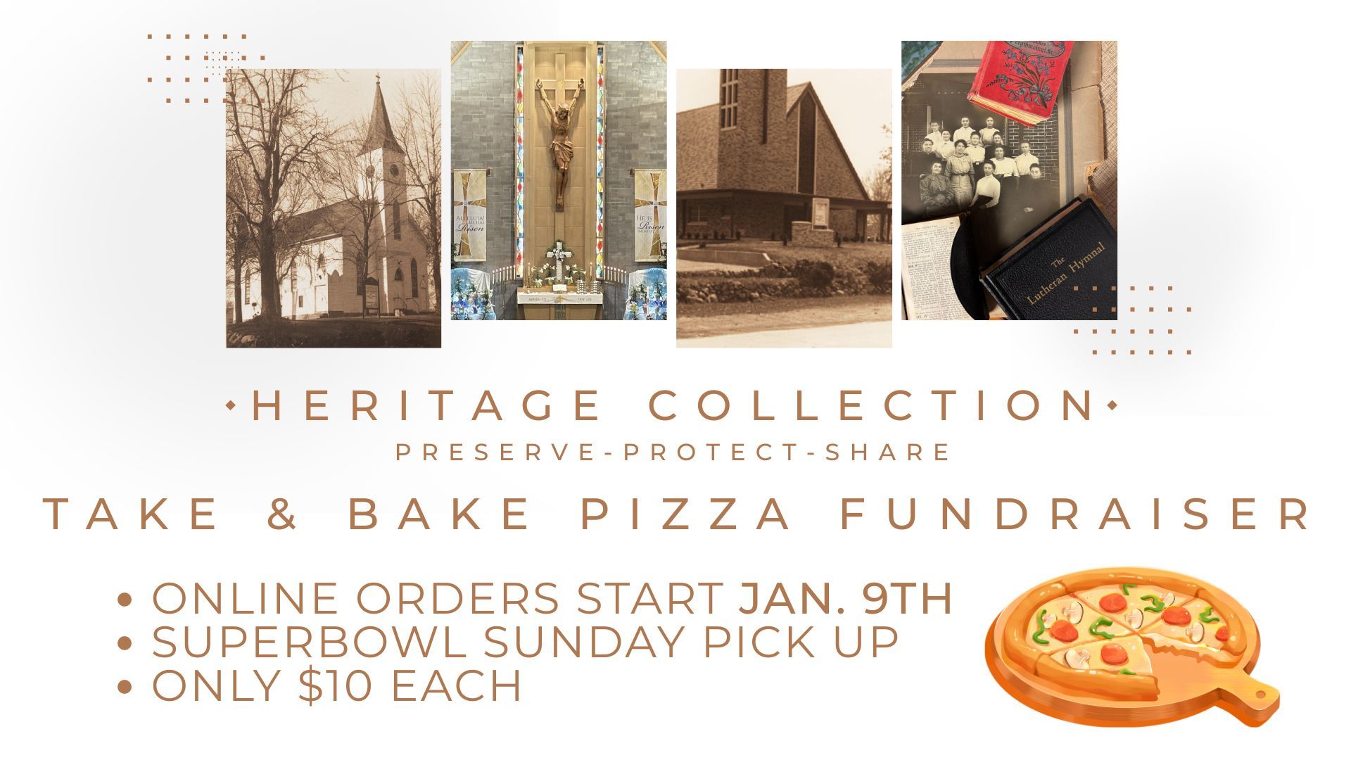 Preorder Pizzas TODAY!