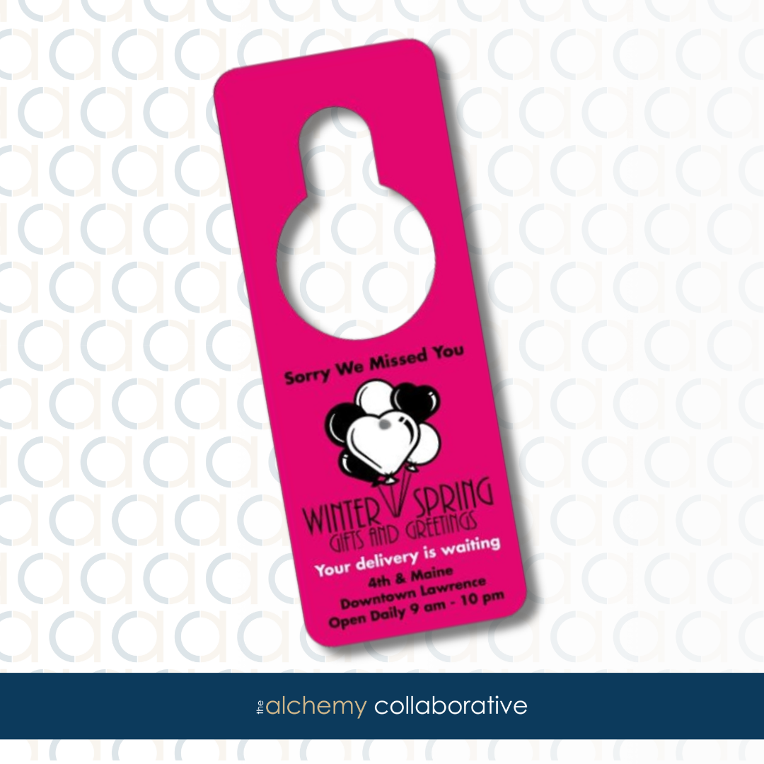 Door Knob Hangers .015" Plastic