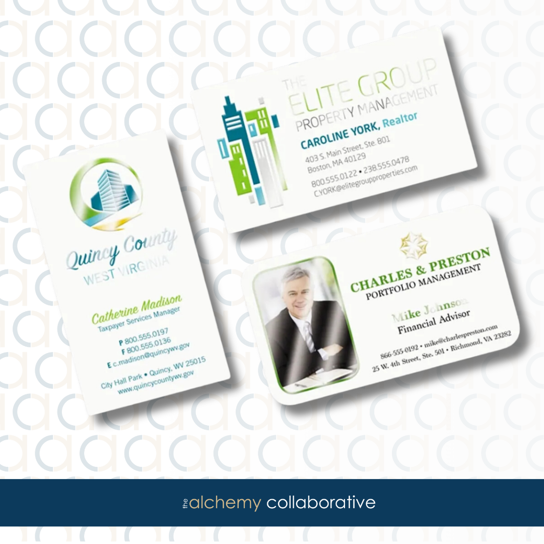 Full Color Business Cards + Standard Raised Foil (2 Sided)