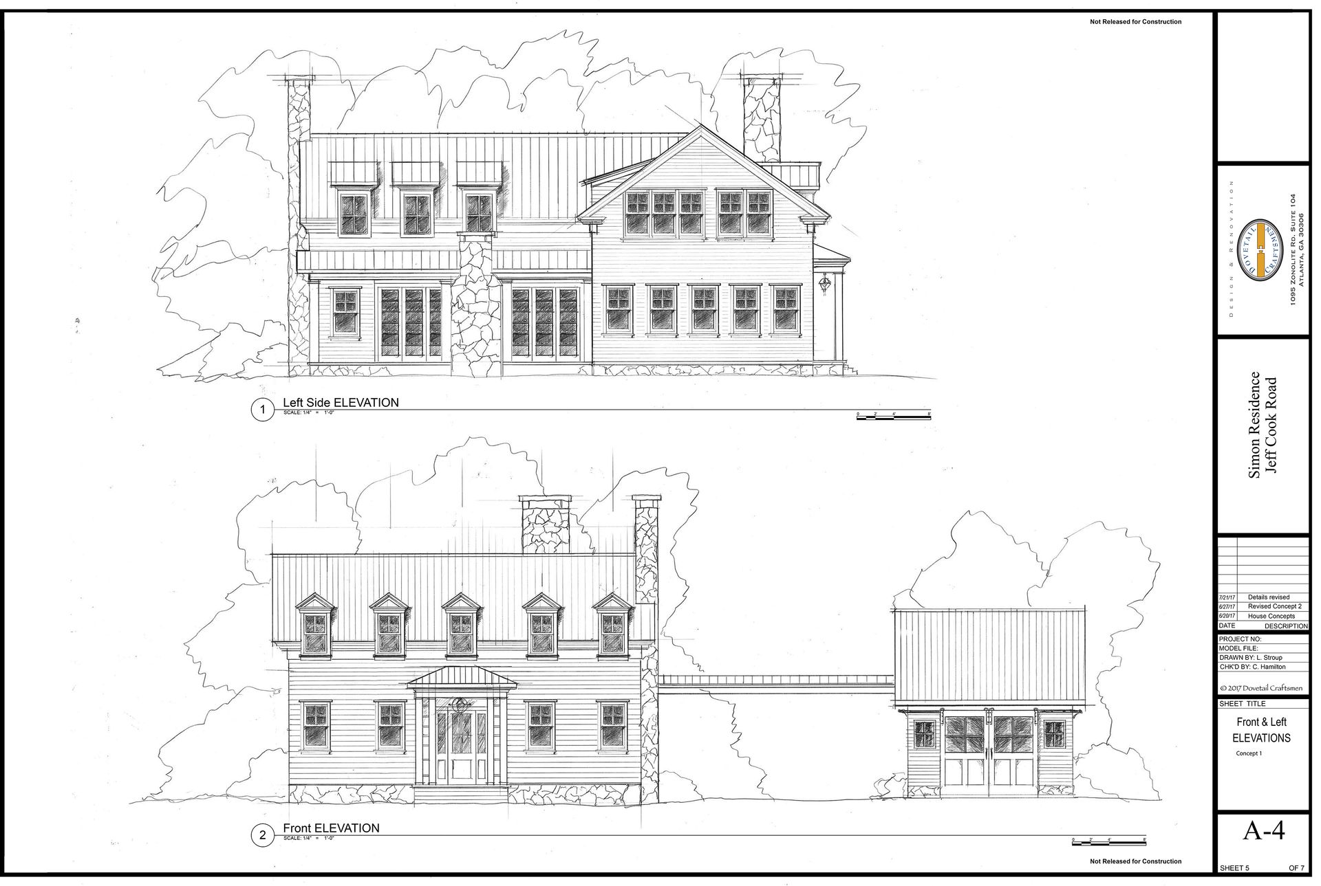 Hand Drawn Renderings