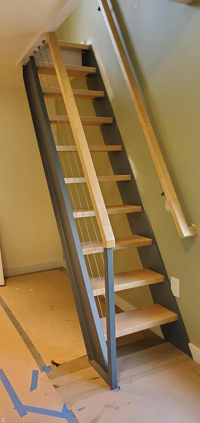 Monorail Stairs & Staircase Renovations | VT Handrails & Metalwork ...