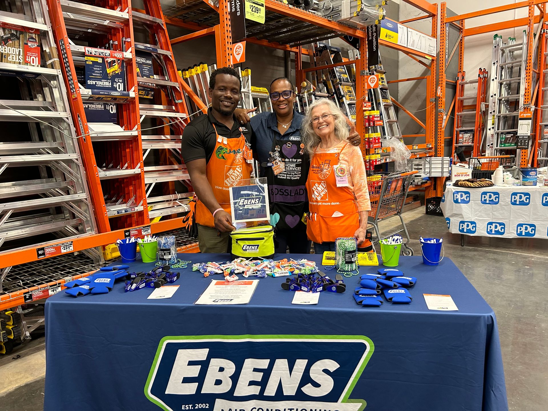 Ebens Air Conditioning & Plumbing's Partnership with The Home Depot