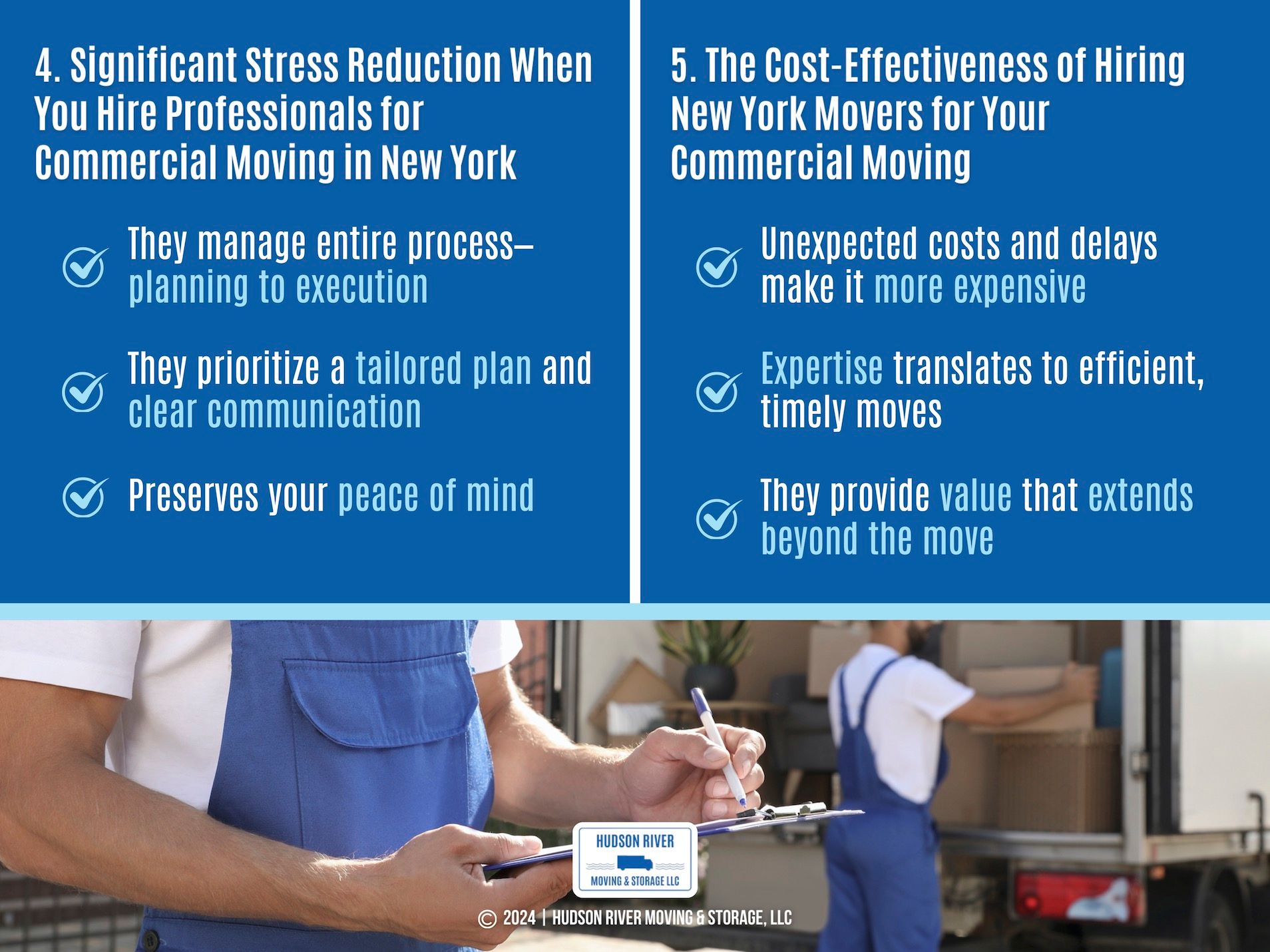 Commercial Moving in New York: Why Hire a Mover? 5 Answers