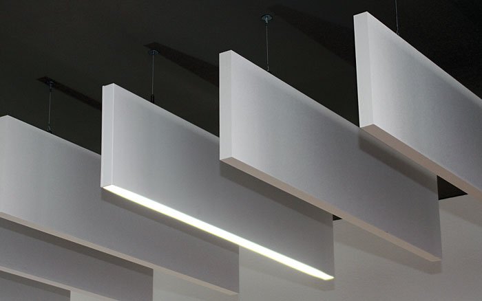 Sound Absorption Acoustic Ceiling Baffles Systems