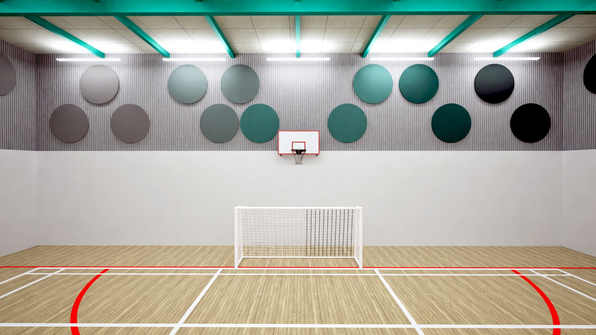 Sports Hall Absorption | Soundproofing Store