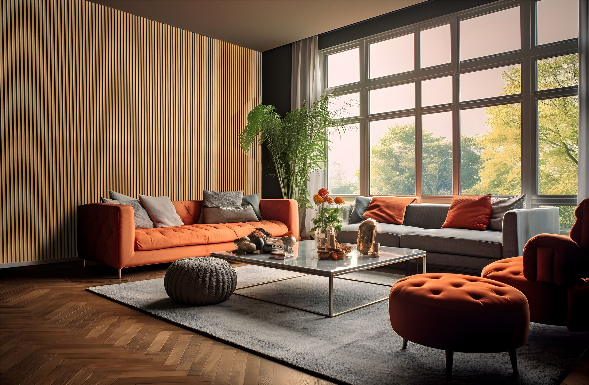 Sound Absorption Acoustic Timber Slatted Panel