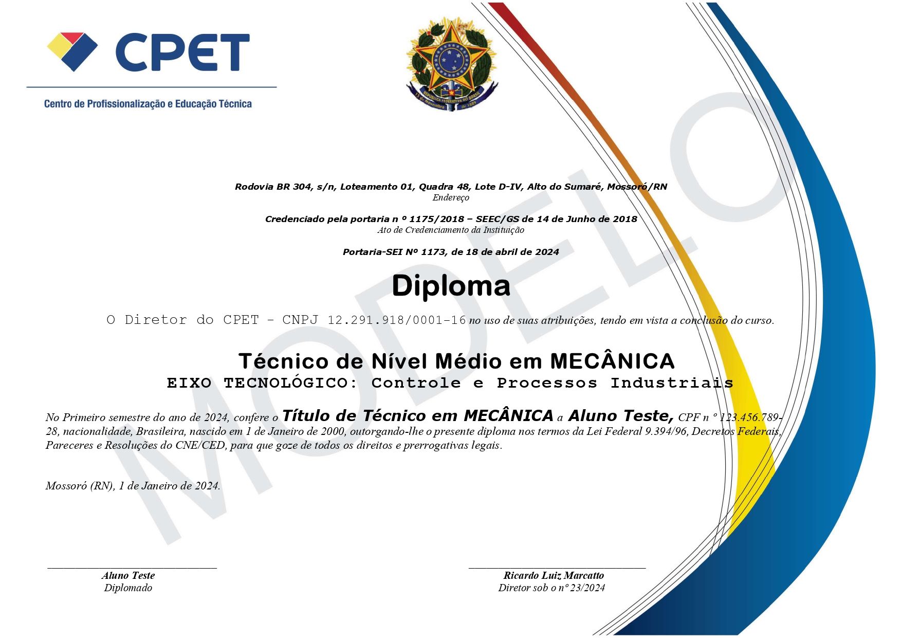 Curso Técnico em Mecânica Industrial EAD | CPET