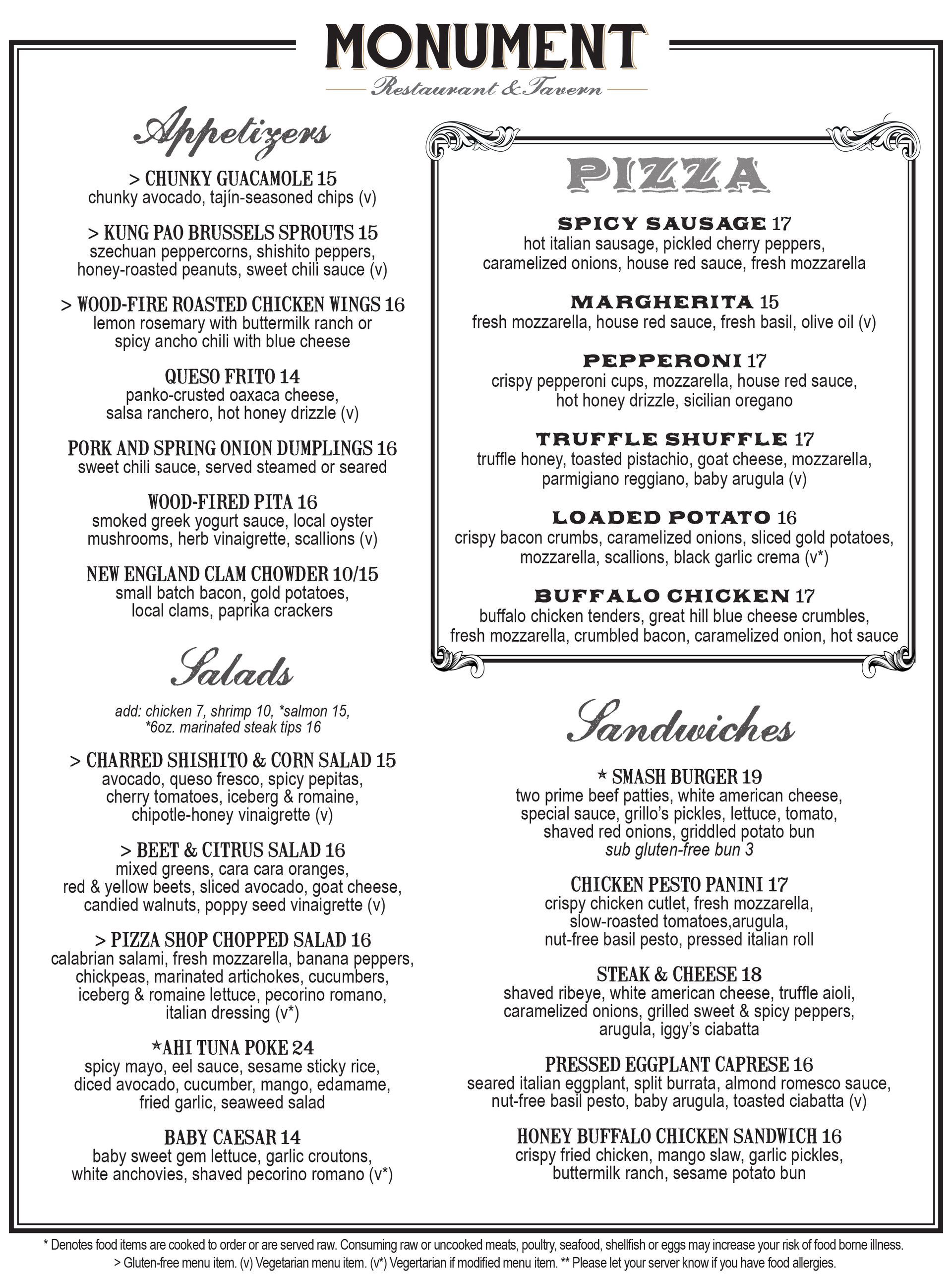 Best Brunch In Charlestown - Monument Restaurant & Tavern Charlestown