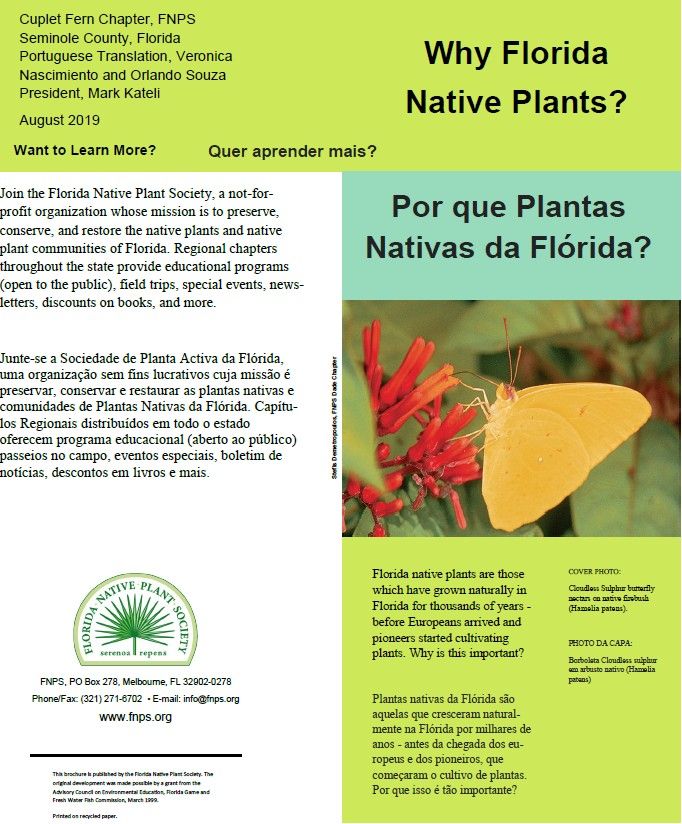 Florida Native Plant Society | Conserve, Preserve & Restore Florida's ...