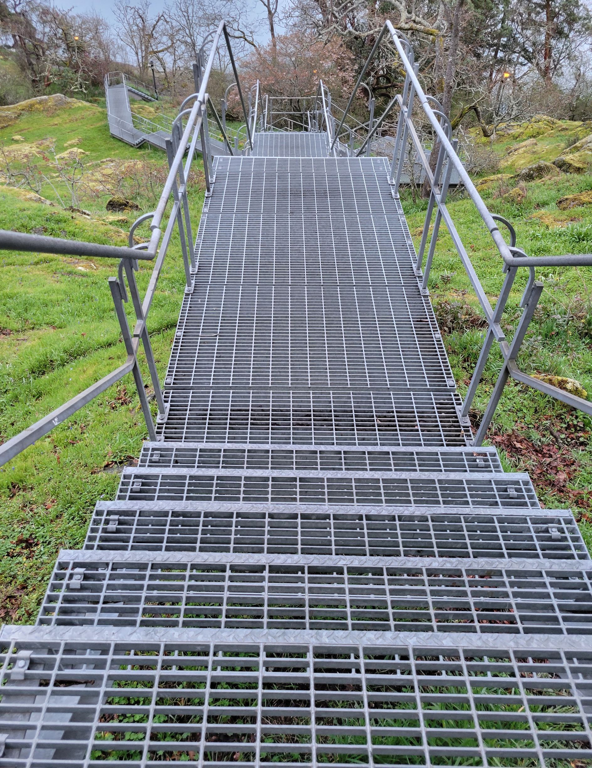 Beach Access Staircases, Metal Stairs, Victoria, BC