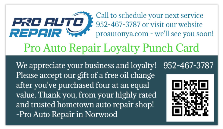 Loyalty Program | Pro Auto Repair NYA