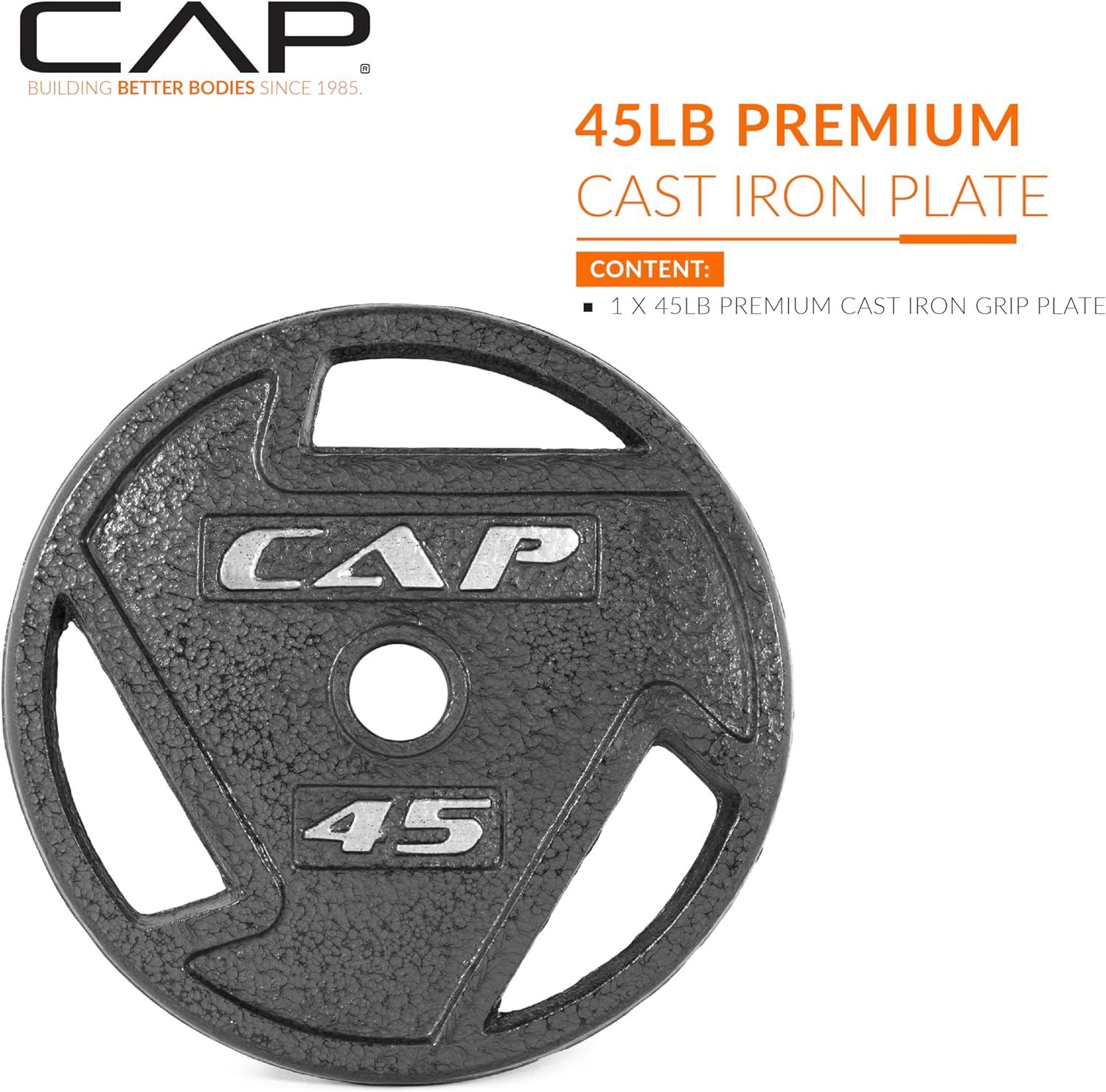 Cap Olympic Grip Weight Plates - Build Your Gym