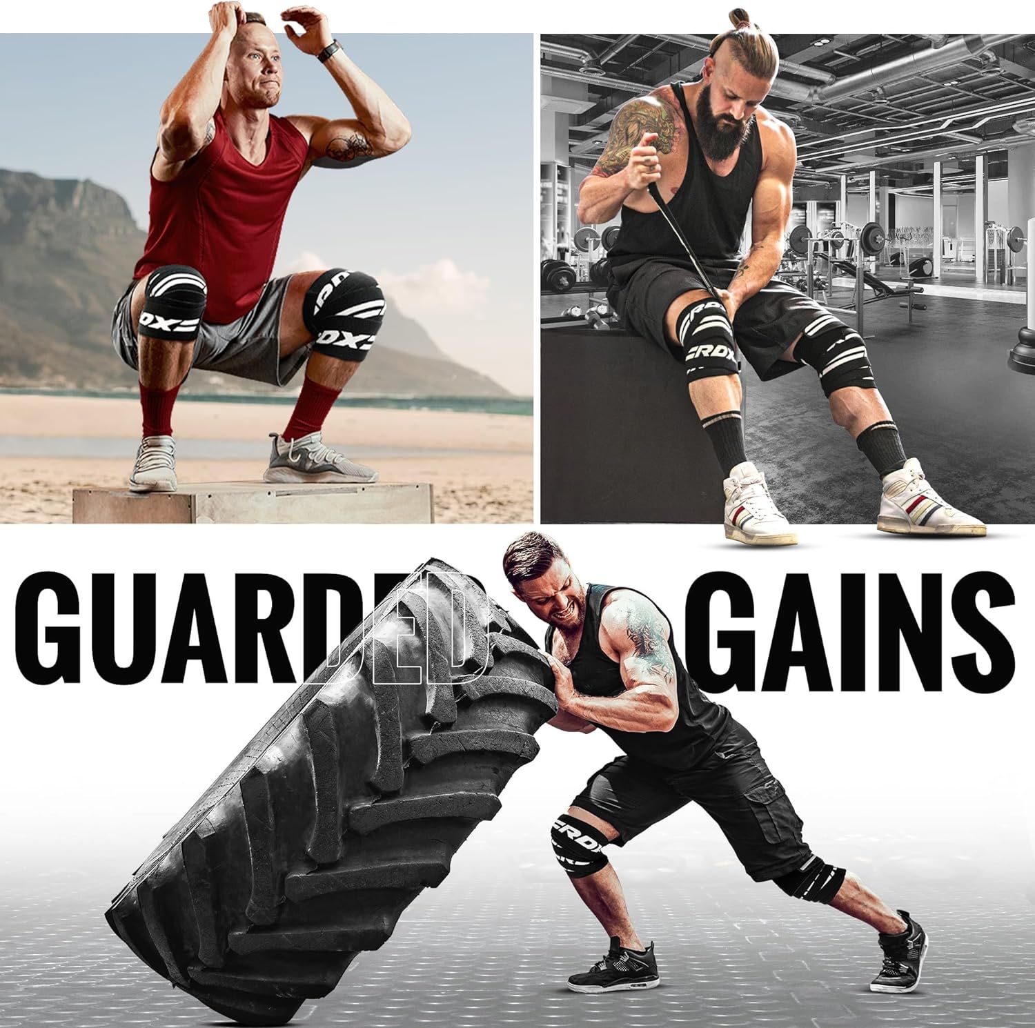 Mava Sports Knee Wraps - Boost Your Lifting Power