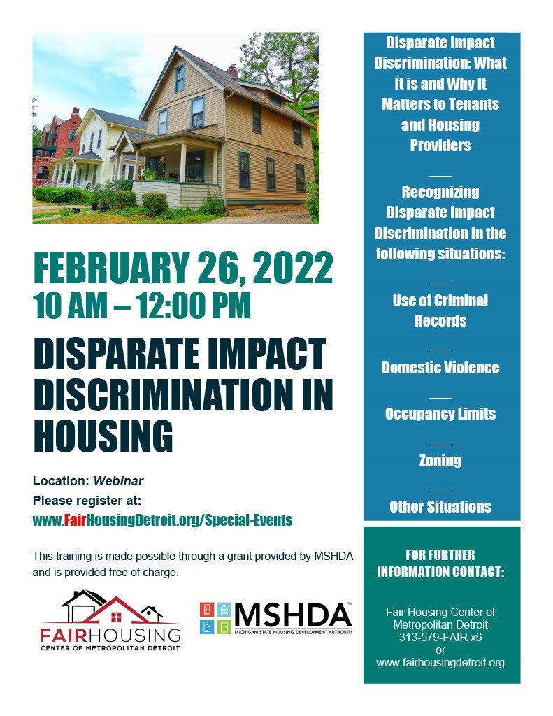 Resources | Detroit, MI | Fair Housing Center of Metropolitan Detroit