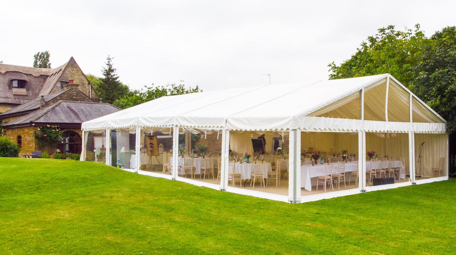 Clear Marquees | We've got you covered | Zest Marquees