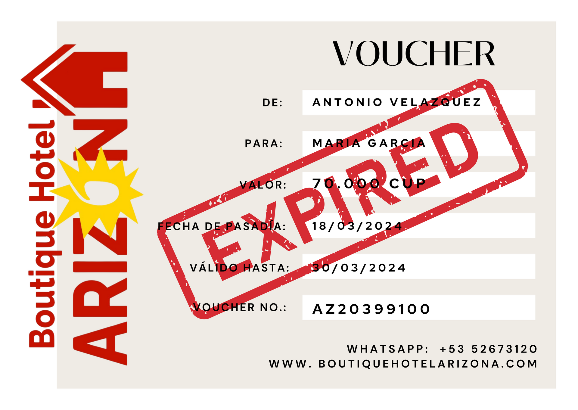 Boutique Hotel Arizona - Santiago de Cuba