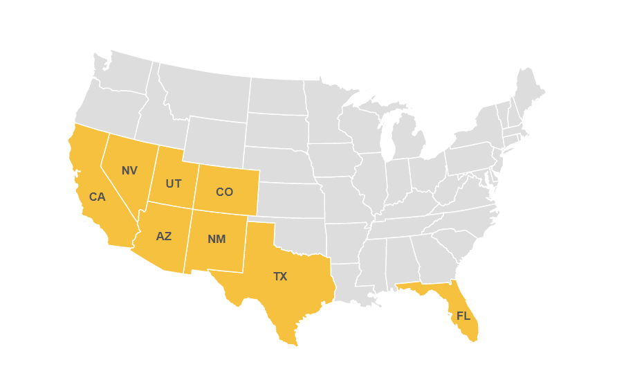 Locations | Service Areas | EmpireWorks Reconstruction
