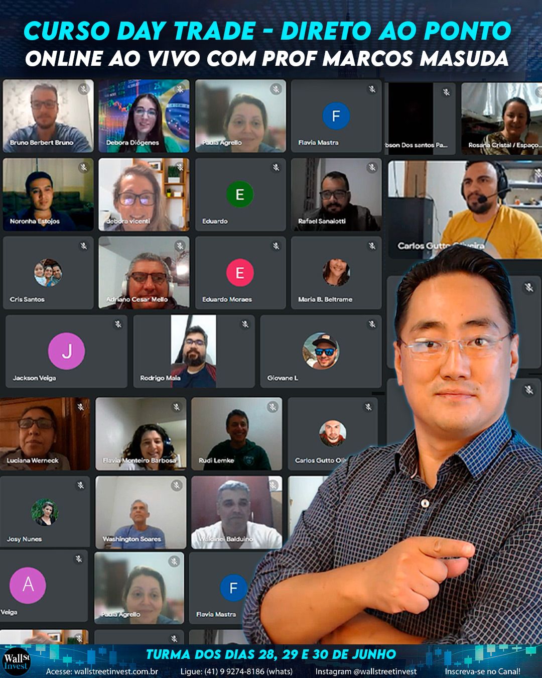 Wall Street Invest Educacional - Curso Daytrader