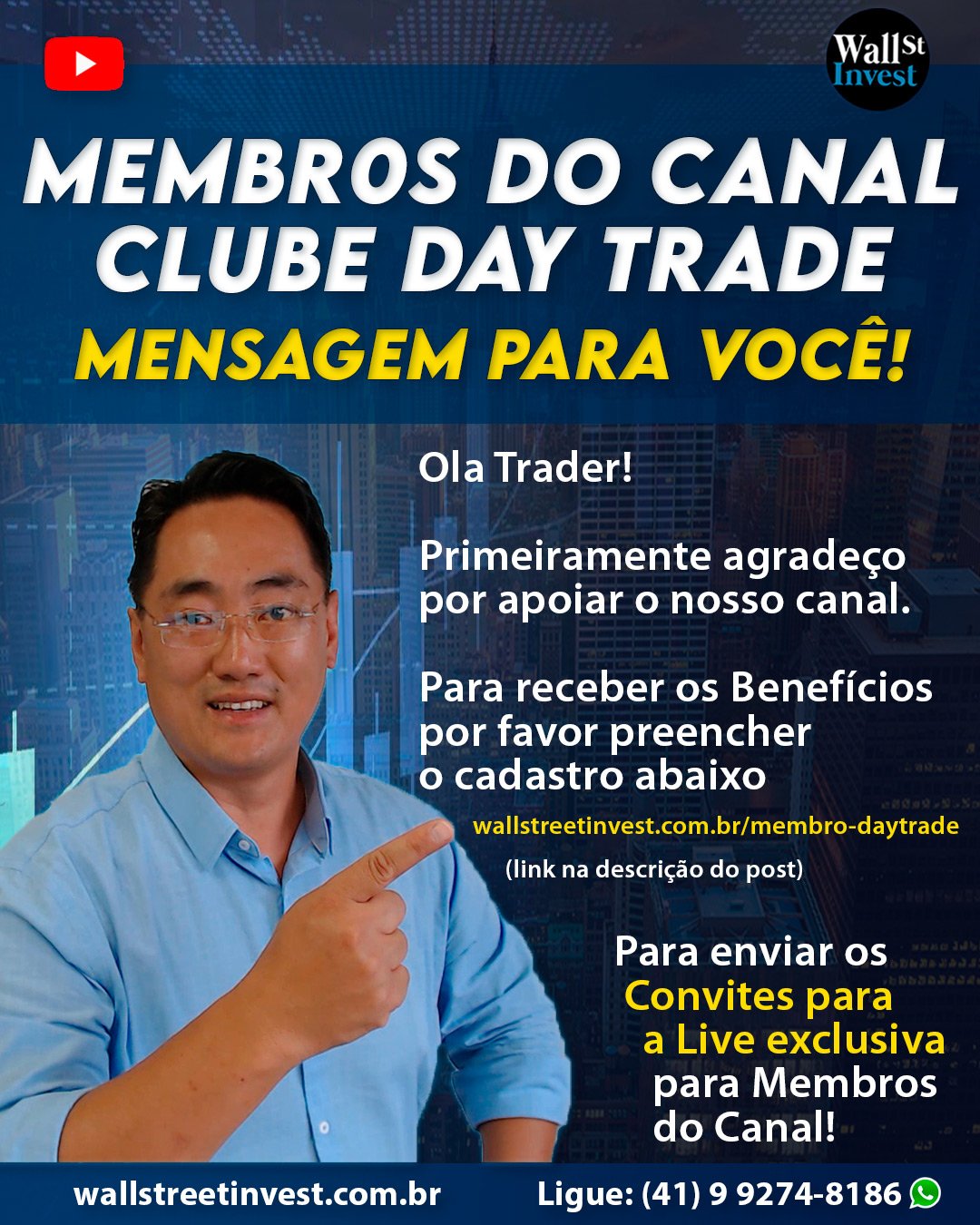 Wall Street Invest Educacional - Curso Daytrader