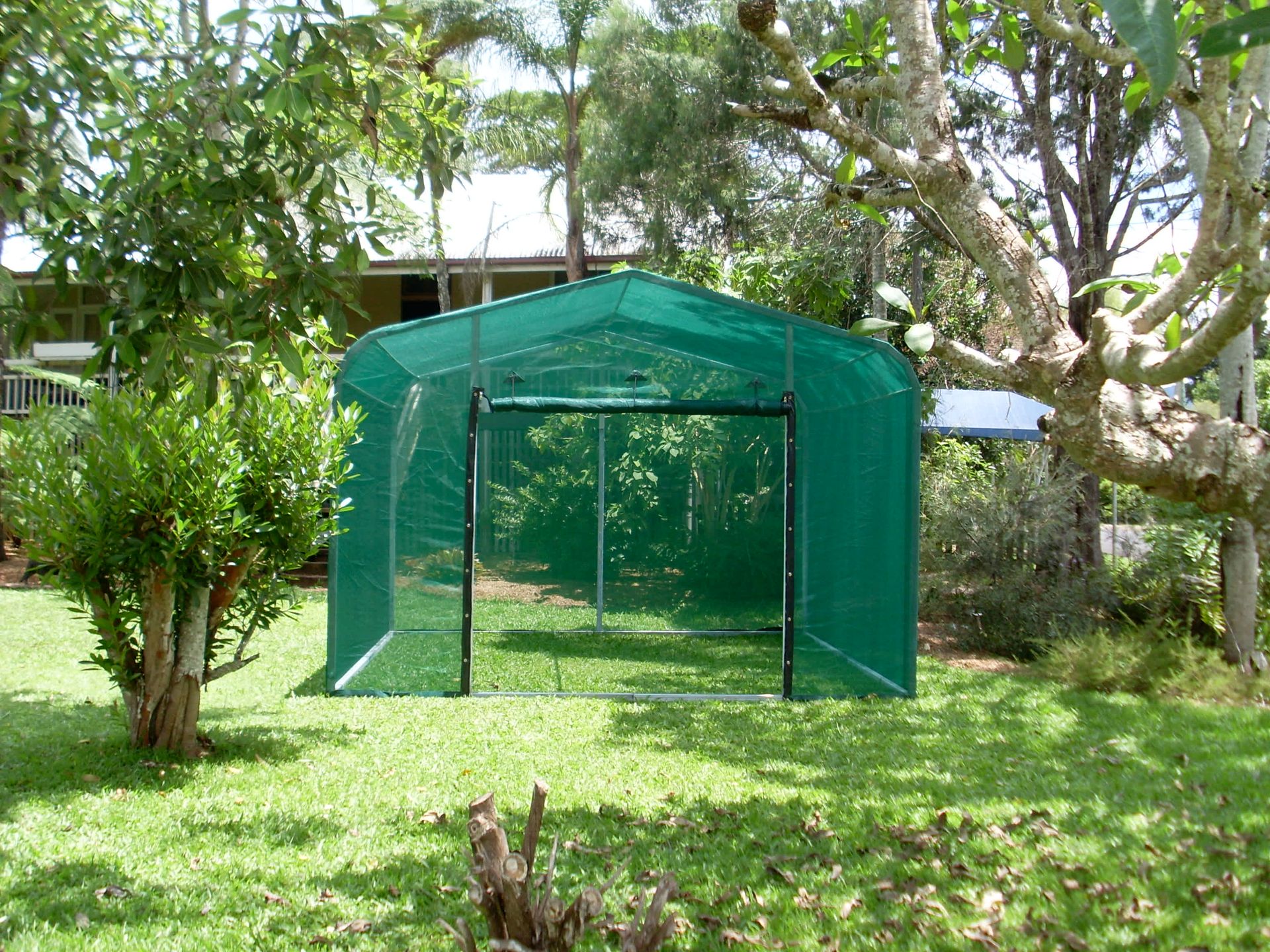 Shady Shade House - The Perfect, Portable Greenhouse Solution