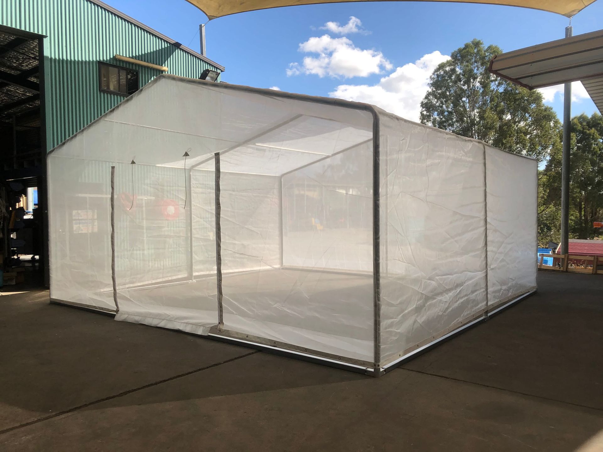 Shady Shade House - The Perfect, Portable Greenhouse Solution