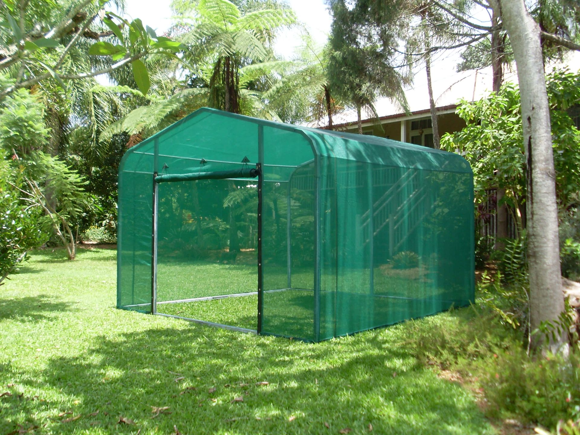 Shady Shade House - The Perfect, Portable Greenhouse Solution