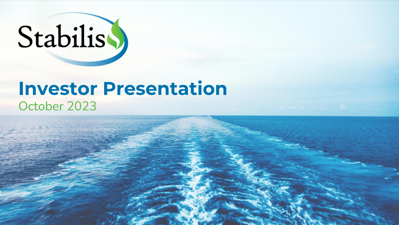 Investor Relations - Stabilis Solutions