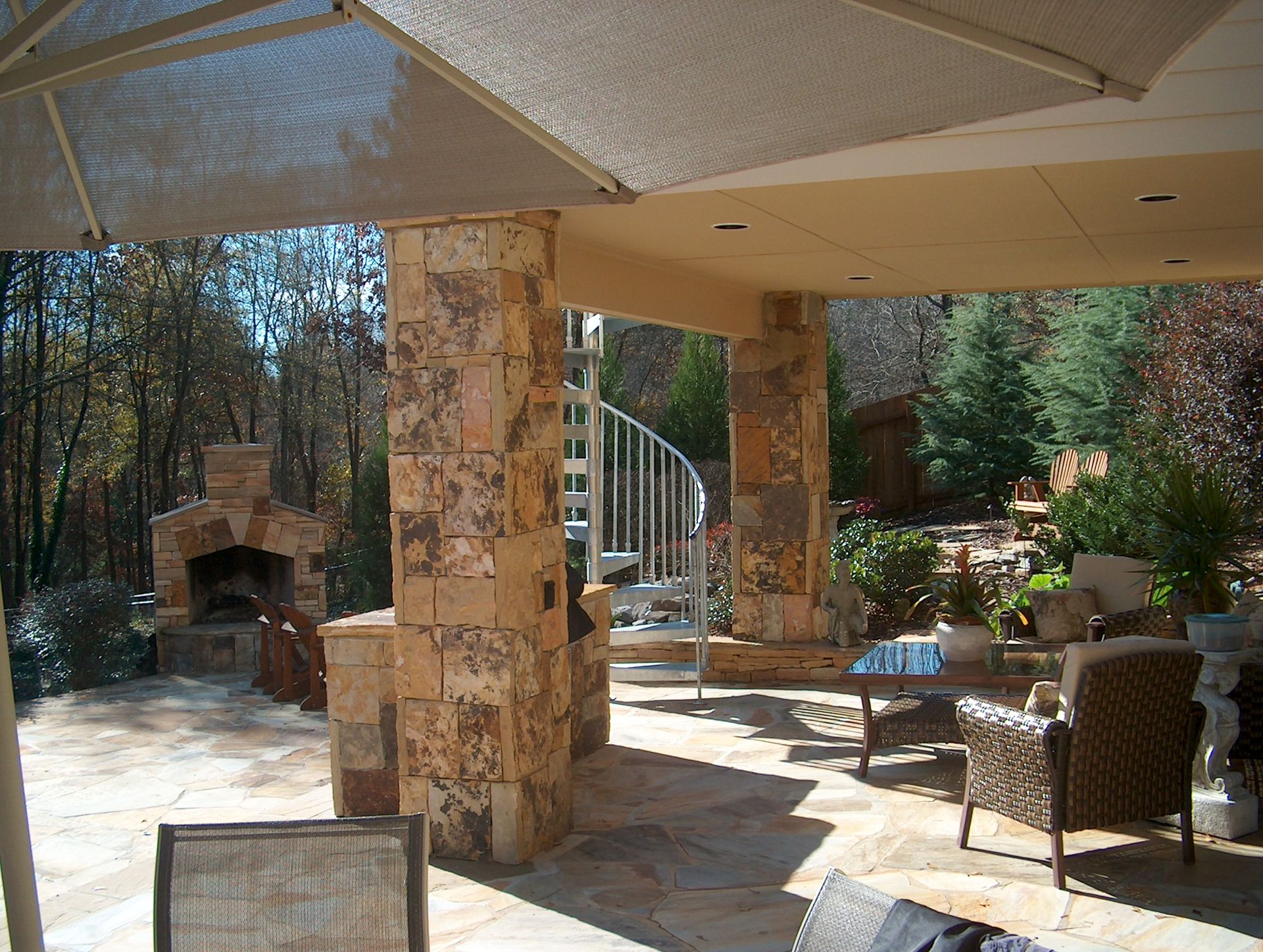 Custom Stone Columns & Entrance | Arnold Masonry & Landscape