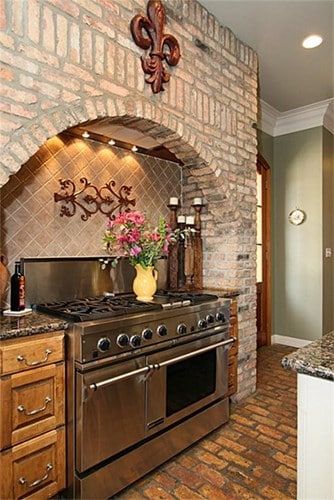 Stunning Interior Brick & Stone Masonry | Arnold Masonry