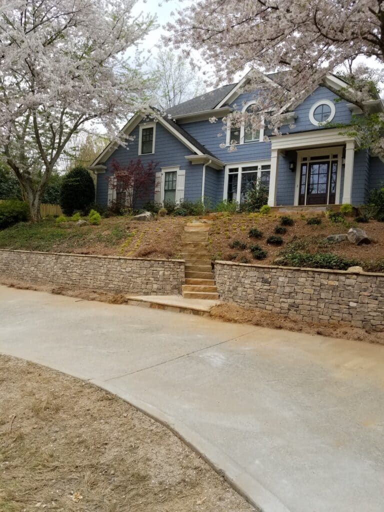 Add a Stone Retaining Wall for Curb Appeal | Arnold Masonry
