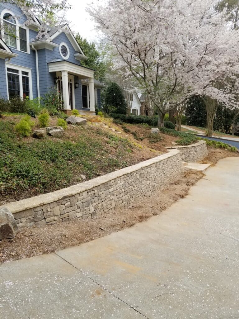 Add a Stone Retaining Wall for Curb Appeal | Arnold Masonry