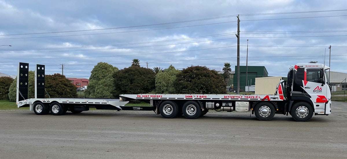 Active Tilt Trays - Equipment Transport Services, Ballarat