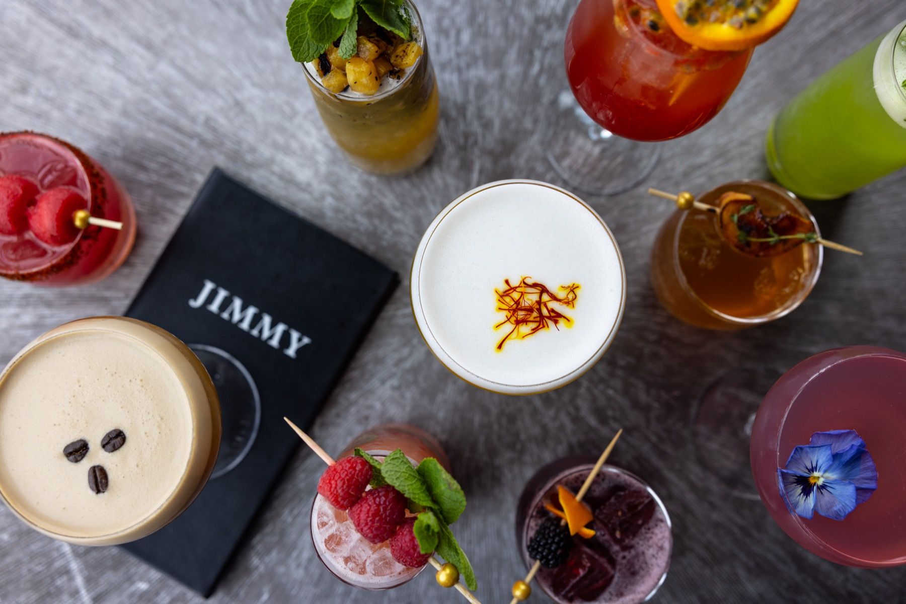 JIMMY SoHo | Rooftop Lounge & Bar | Menus