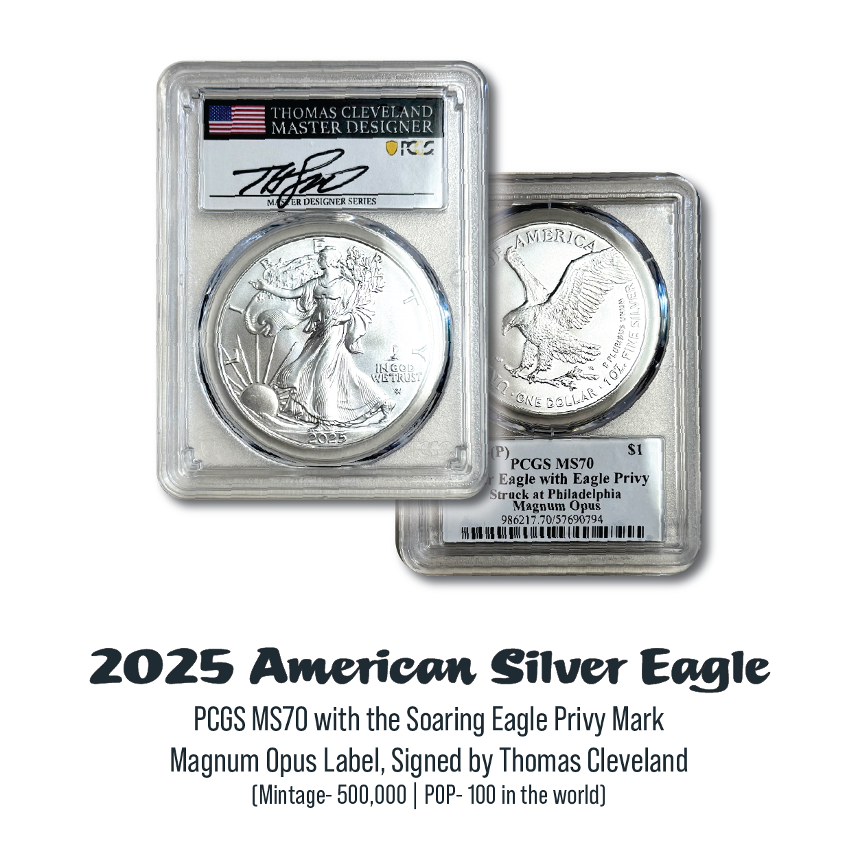 Summer 2025 Silver Eagle Giveaway | Win a PCGS MS70 Signed by Thomas ...