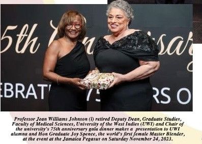 Dr Shelly Ann Fraser Pryce is the UWI 75th Alumni Exemplar Sport Awardee