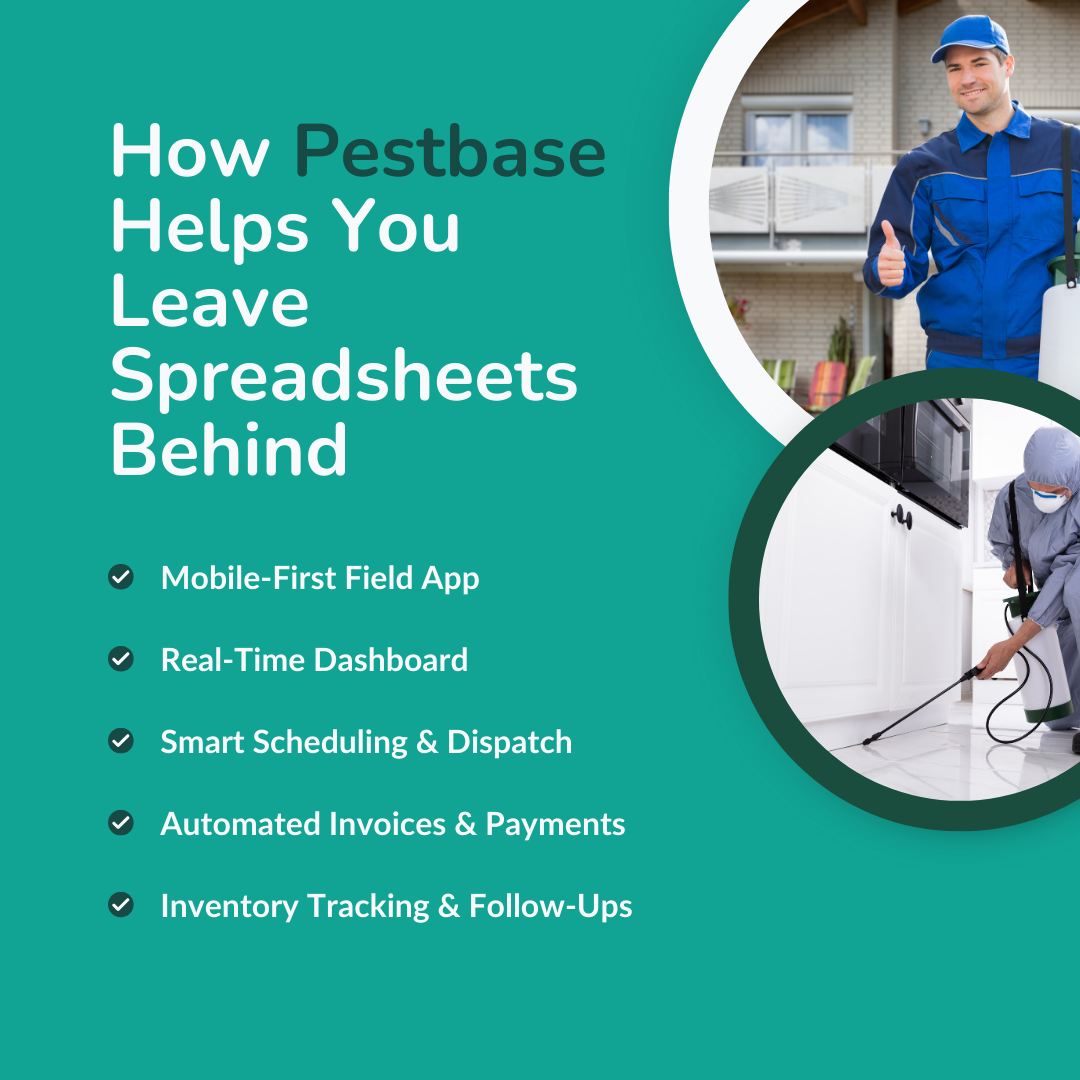How Pest Control Automation Beats Outdated Spreadsheets