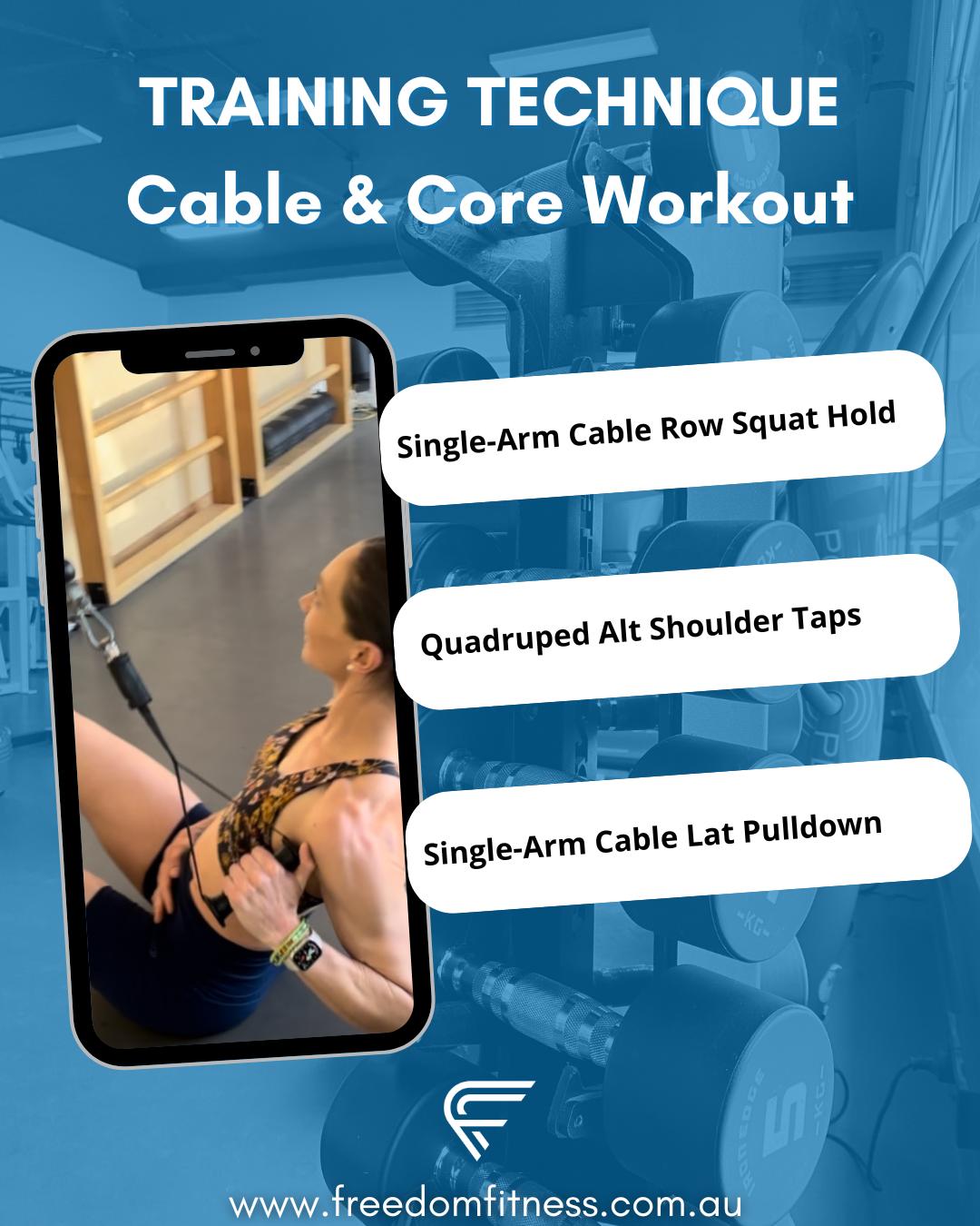 Training Technique - Cable & Core Exercises