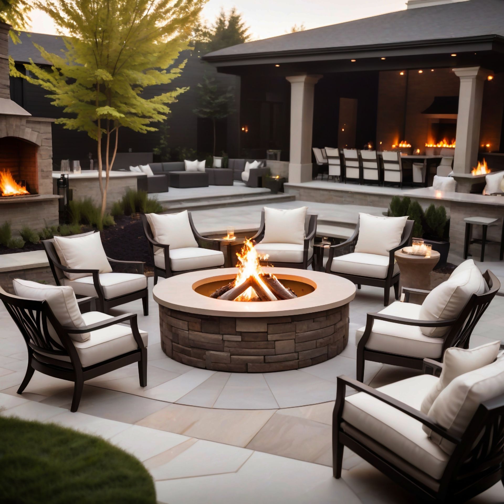 Fire Seating Areas | Norfolk, ON | ReidBuilt Landscaping